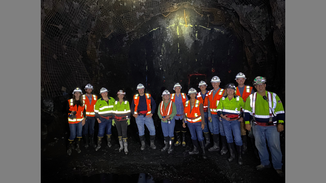 Tour after the CMR meeting at Nevada Gold Mines - Goldrush Mine